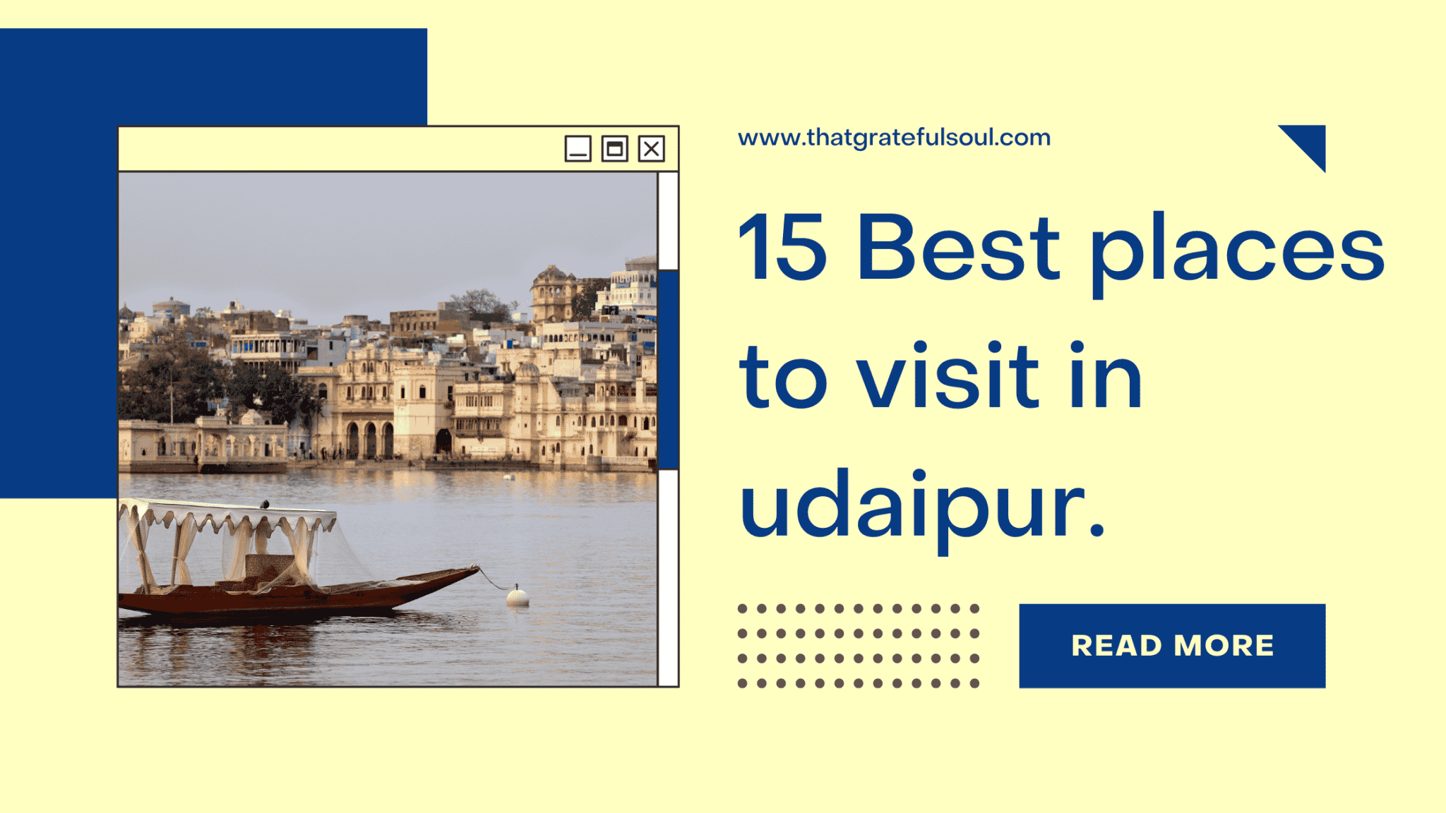 15 Best places to visit in Udaipur