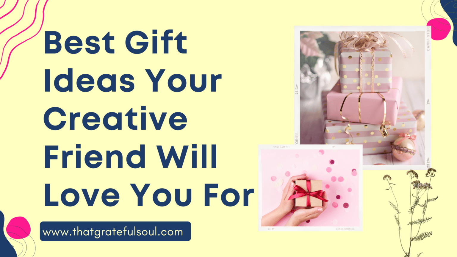 Best Gift Ideas Your Creative Friend Will Love You For - That Grateful Soul