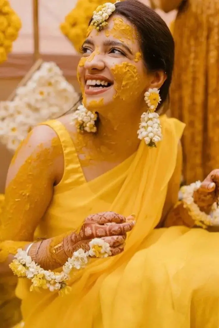 20 Best Haldi outfits for brides for Haldi Ceremony - That Grateful Soul